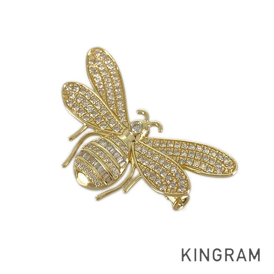 ブローチ K18YG ダイヤモンド ss【中古】 : キングラムモール - 通販 - Yahoo!ショッピング