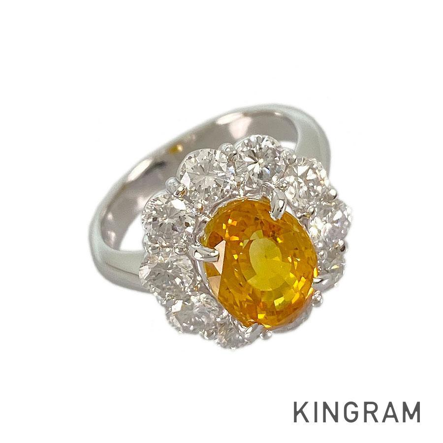 リング Pt900 イエローサファイア ダイヤモンド ste【中古】 : sss-2106020128859 : キングラムモール - 通販 - Yahoo!ショッピング