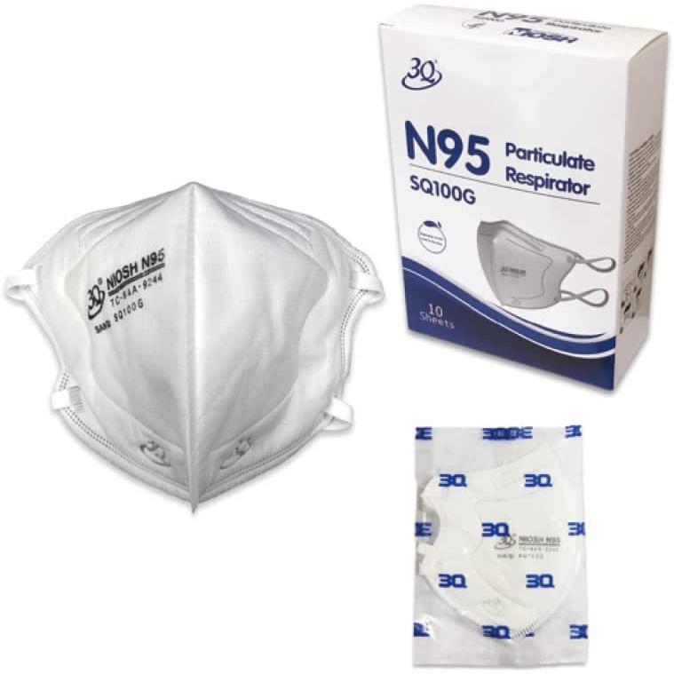 2箱セット N95マスク SQ100G 10枚入 3Q 立体型 個包装 神光 NIOSH | 大和工場 ヤマト工場 竹虎 :n95shin10-2set:GANTS FOOD HOUSE ...