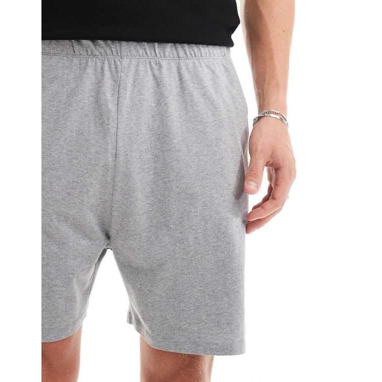asos エイソス メンズ ハーフパンツ・ショーツ ボトムス ASOS DESIGN jersey lounge short in gray heather : リビーダショップ2号店 ...