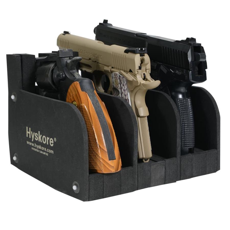 Hyskore ハンドガンラック Modular Pistol Rack ウレタンフォーム 収納用品 [ 3丁用 ] ハイスコア ...