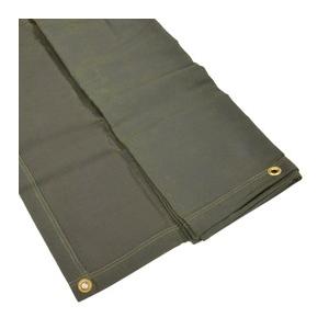 キャンバスタープ 16oz 蝋引き帆布 ターポリン 軍幕 OD色 [ 8×10ft