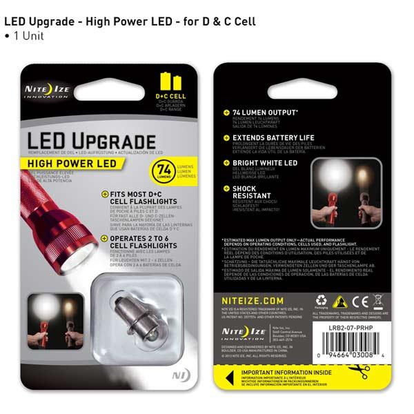 NITE IZE ナイトアイズ LEDアップグレードキット D＆Cセル用 74ルーメン LRB2-07-PRHP NITE-IZE マグライト : ミリタリーショップ レプズギア - 通販 ...