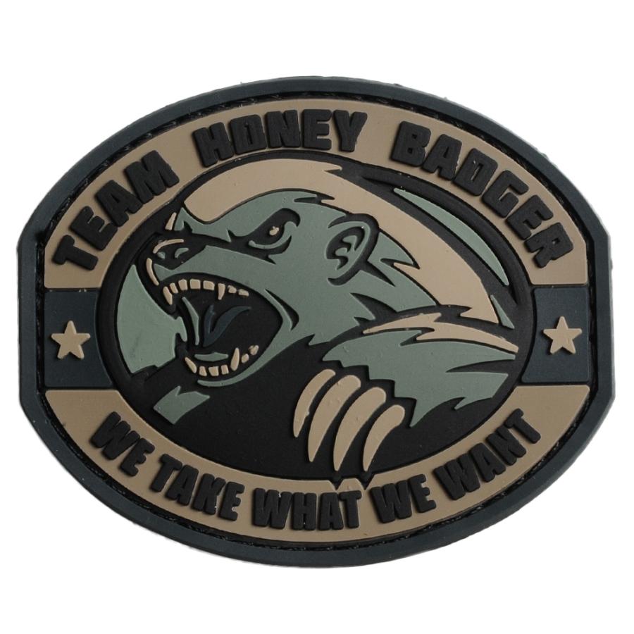 ミルスペックモンキー PVCパッチ Honery Badger ベルクロ [ ACU ] MIL-SPEC MONKEY MSM ...