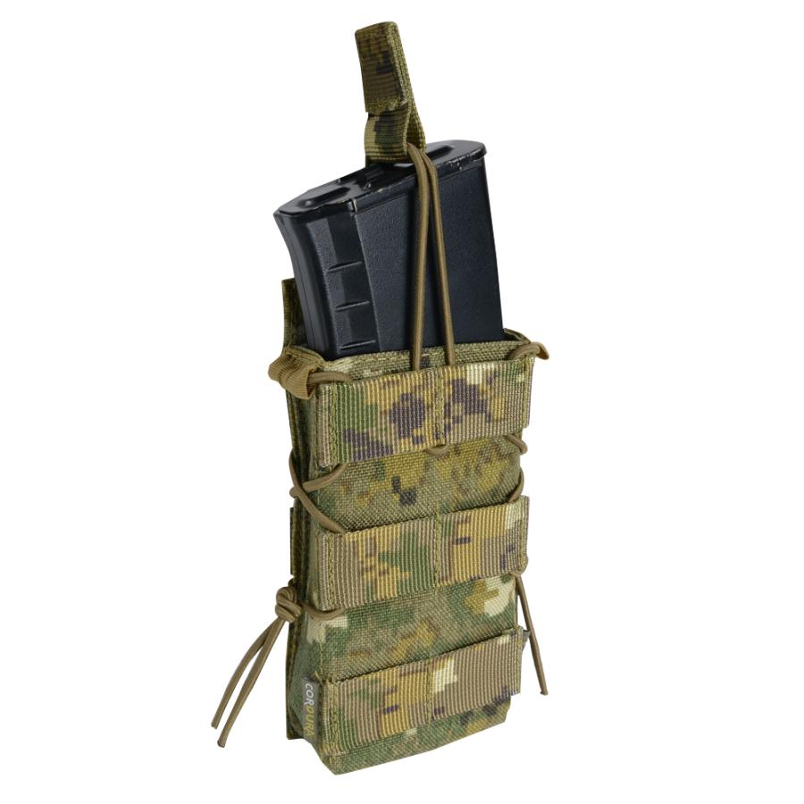 SRVV クイックリリースマグポーチ AK用 7.62/5.45×39mm オープントップ式 [ SURPAT Savanna ...