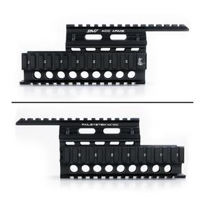 SRVV クアッドレールハンドガード AK47/74、AKM、AK100シリーズ用 ジュラルミン製 Survival Corps ...