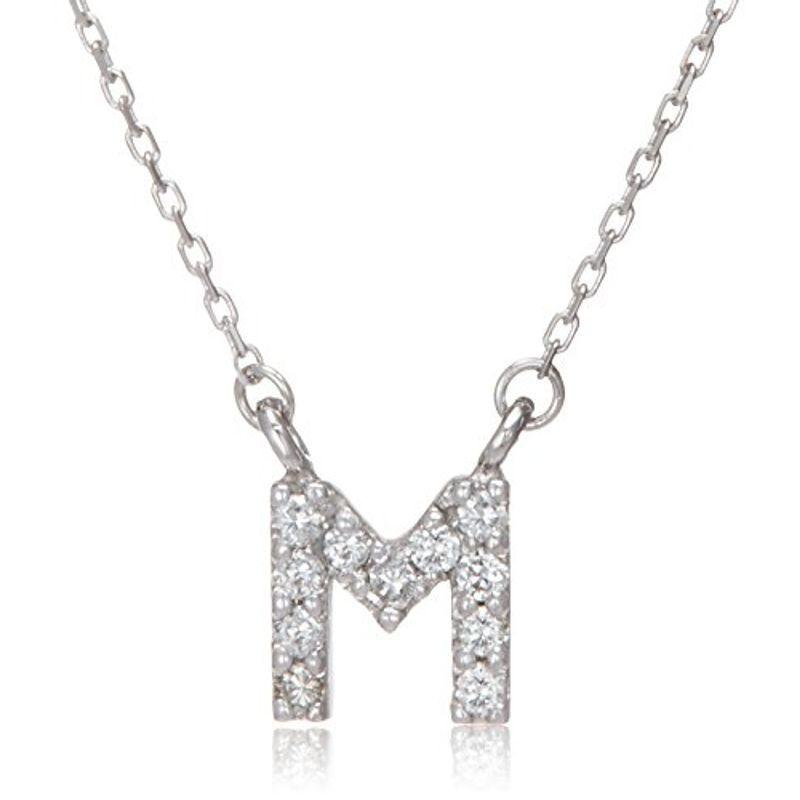 シノハラ shinohara WGイニシャルダイヤモンドペンダントM 128133 :20220208031412-02435 ...