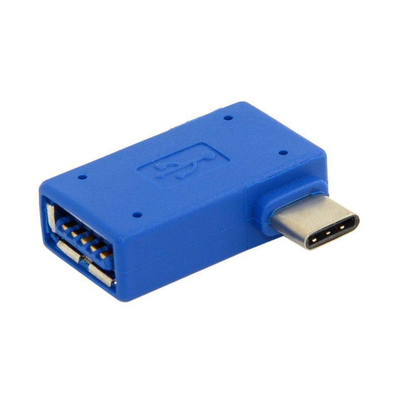 JSER USB- C Type - C to USB 3.0メスOTGアダプタ右角度付き90度for Laptop &セル電話 :20230809143056-00276:Revolver ...