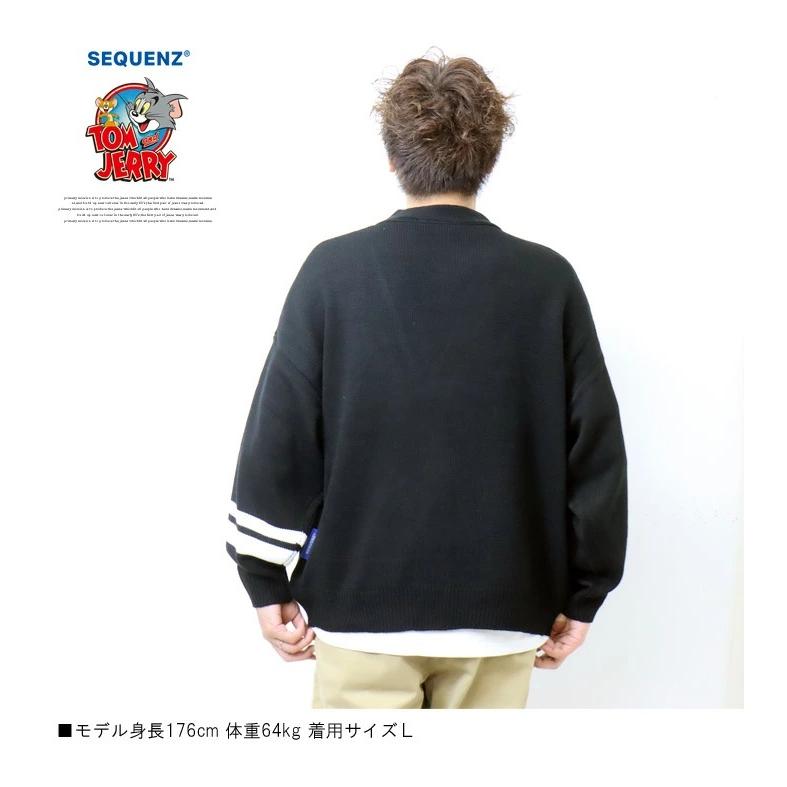 SEQUENZ トムとジェリー レタード カーディガン セーター ニット メンズ レディース ユニセックス ビッグシルエット 送料無料 2770907 : REX ONE - 通販 ...
