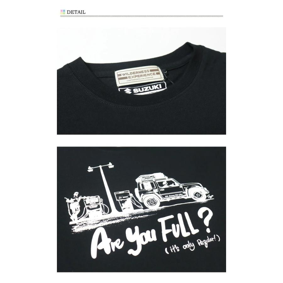 WILDERNESS EXPERIENCE SUZUKI スズキ JIMNY ジムニー コラボTシャツ ガソリンイラスト プリント 長袖T ...