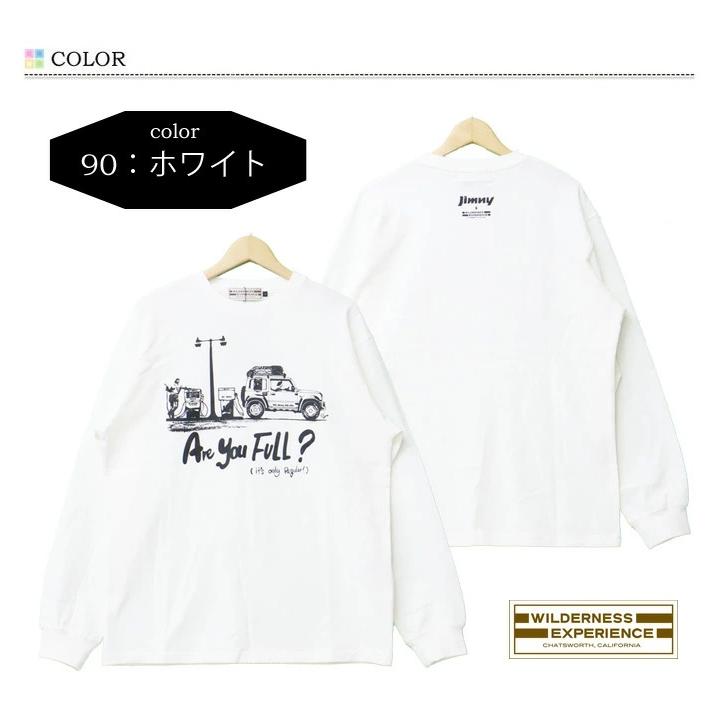 WILDERNESS EXPERIENCE SUZUKI スズキ JIMNY ジムニー コラボTシャツ ガソリンイラスト プリント 長袖T ...