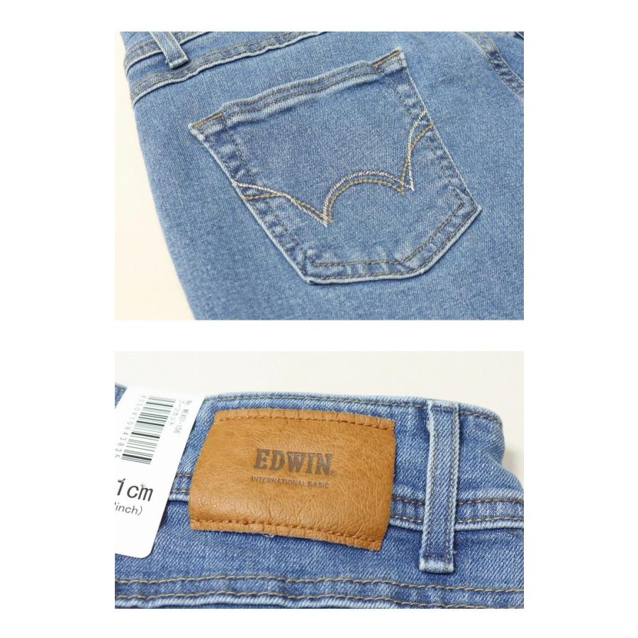 INTERNATIONAL BASIC EDWIN エドウィン レディース インターナショナルベーシック 股上深め ブーツカット 日本製 デニム ジーンズ パンツ 送料無料 ME401 ...
