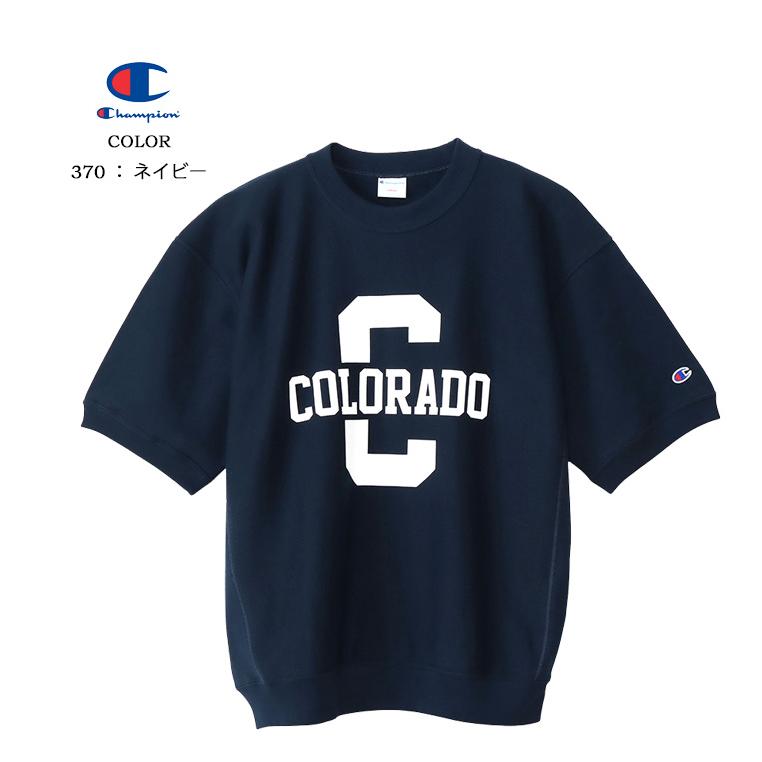 Champion チャンピオン リバースウィーブ ハーフスリーブ プリント スウェットシャツ トレーナー 裏毛 リラックスフィット ユニセックス 送料無料 C3-X012 : REX ONE ...