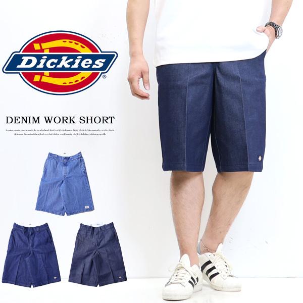 Dickies ディッキーズ マルチポケット デニム ハーフパンツ ジーンズ ショーツ ショートパンツ ユニセックス ワークパンツ 送料無料 ...