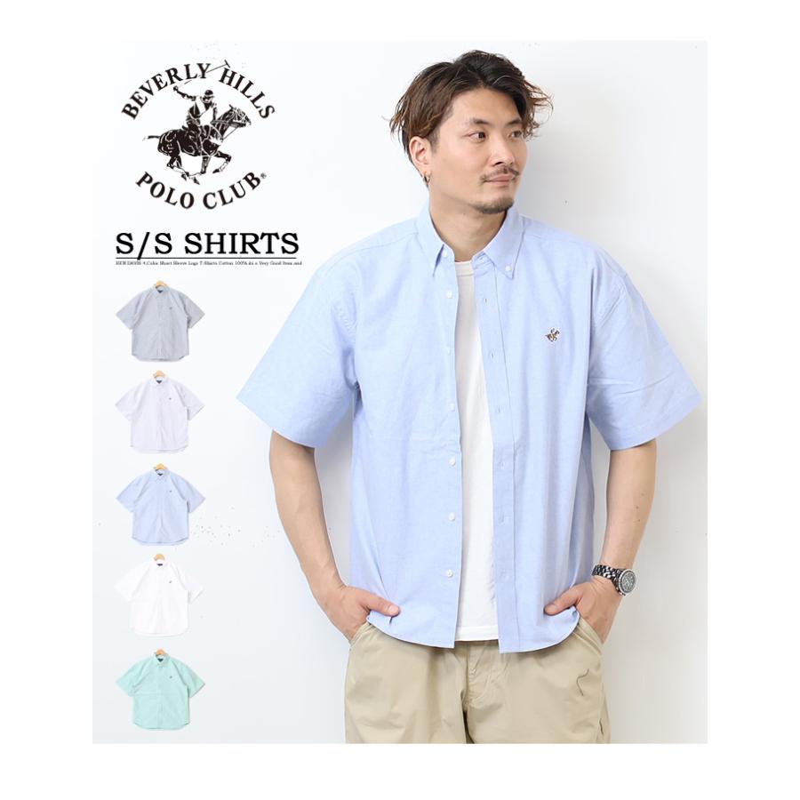BEVERLY HILLS POLO CLUB ビバリーヒルズポロクラブ 半袖シャツ メンズ ボタンダウンシャツ 3278-5020 : 13757 : REX ONE - 通販 ...