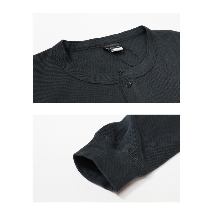 Schott N.Y.C ショット ハニカムワッフル ヘンリーネック 長袖Tシャツ メンズ ロンT 長T サーマルTシャツ 送料無料 782 ...