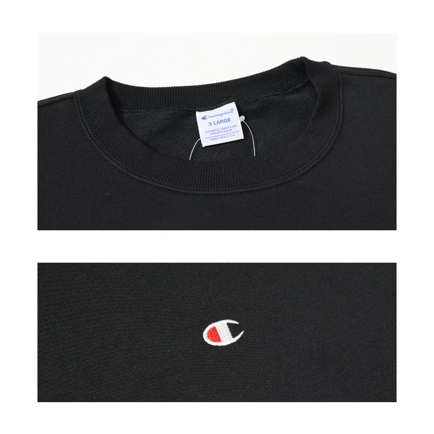 Champion 大きいサイズ チャンピオン クルーネック スウェットシャツ 裏毛スウェット トレーナー ワンポイント ベーシック ユニセックス 無地 送料無料 C3-Y035L : REX ...