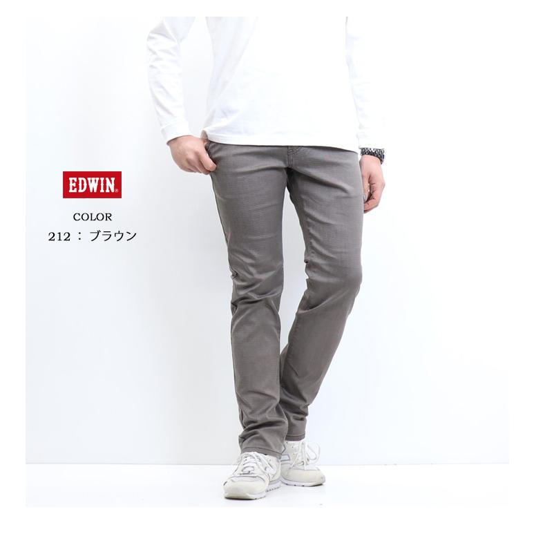 INTERNATIONAL BASIC SALE セール EDWIN エドウィン 402 FLEX ハイパーストレッチ すっきりストレート E402F カラーパンツ 送料無料 : REX ...