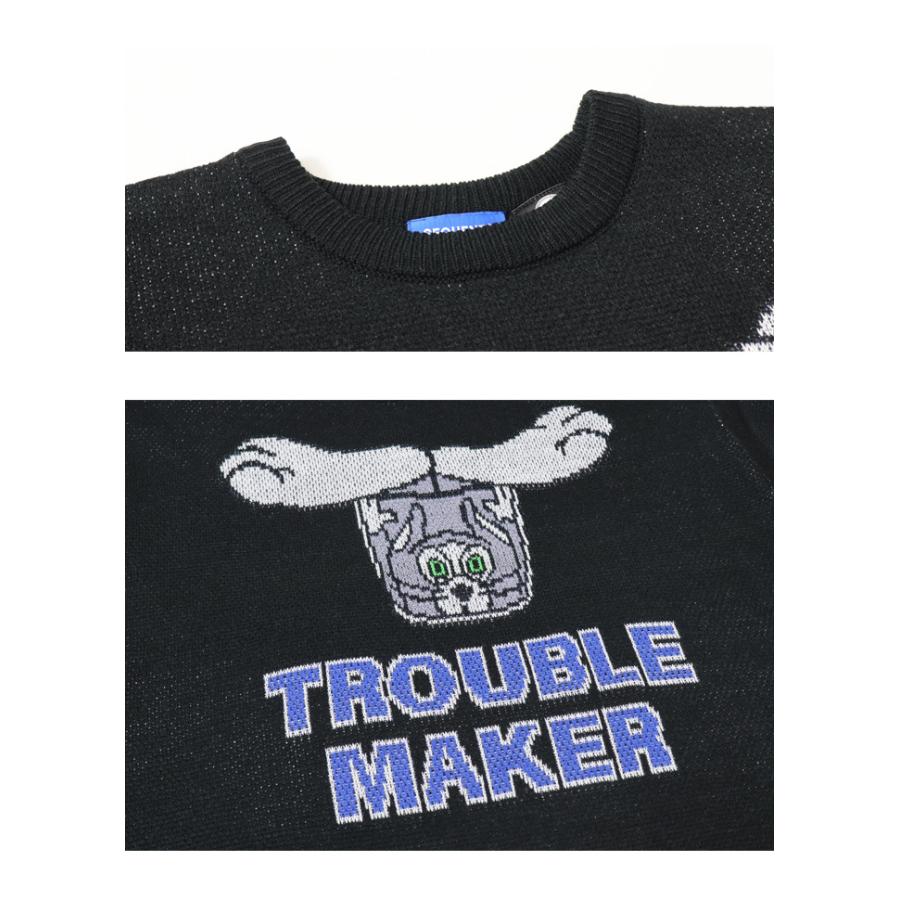 SEQUENZ トムとジェリー ファニーアート ジャガード セーター ニット クルーネック メンズ ビッグシルエット トムジェリ 送料無料 24370917 : REX ONE - 通販 ...