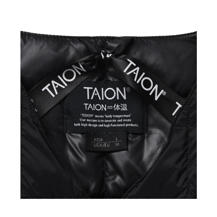 TAION タイオン Vネック ボタン インナーダウンベスト メンズ TAION-001 : REX ONE - 通販 - Yahoo!ショッピング