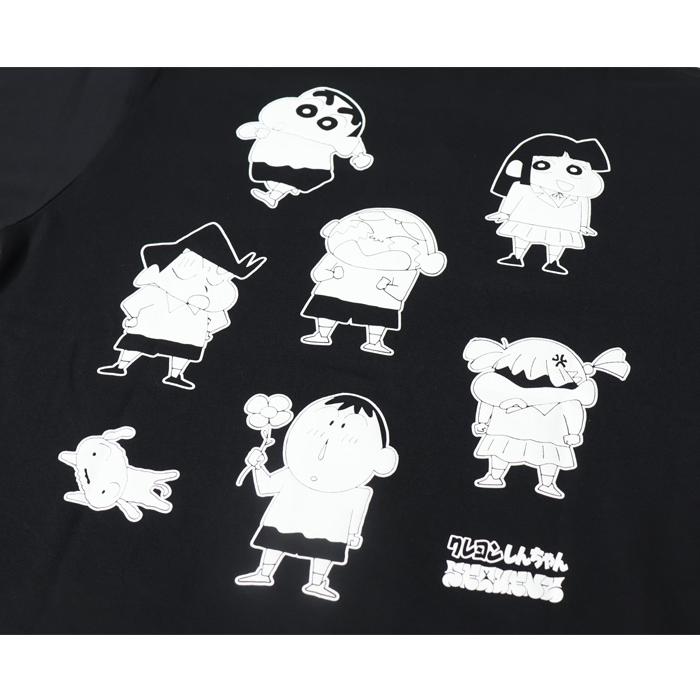 Prosperity Sequence SEQUENZ クレヨンしんちゃん かすかべ防衛隊 バックプリント 半袖Tシャツ ビッグT 半T メンズ ビッグシルエット 24570920 : REX ...