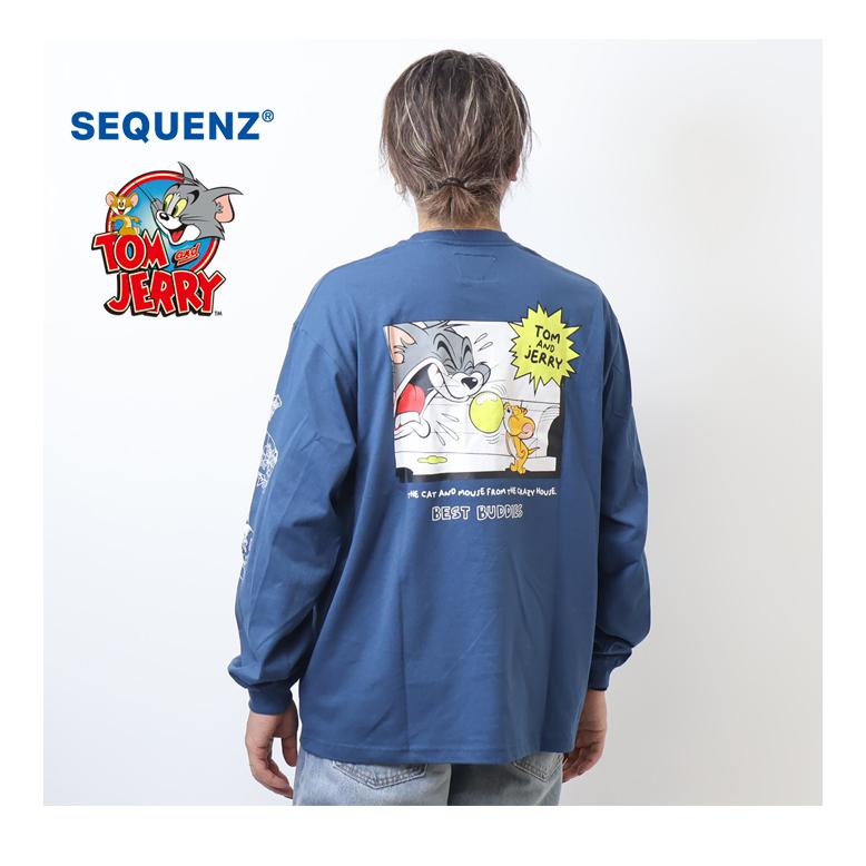 SEQUENZ トムとジェリー コミックプリント 長袖Tシャツ ビッグT ロンT 長T メンズ ビッグシルエット トムジェリ 24770900 : REX ONE - 通販 - Yahoo ...