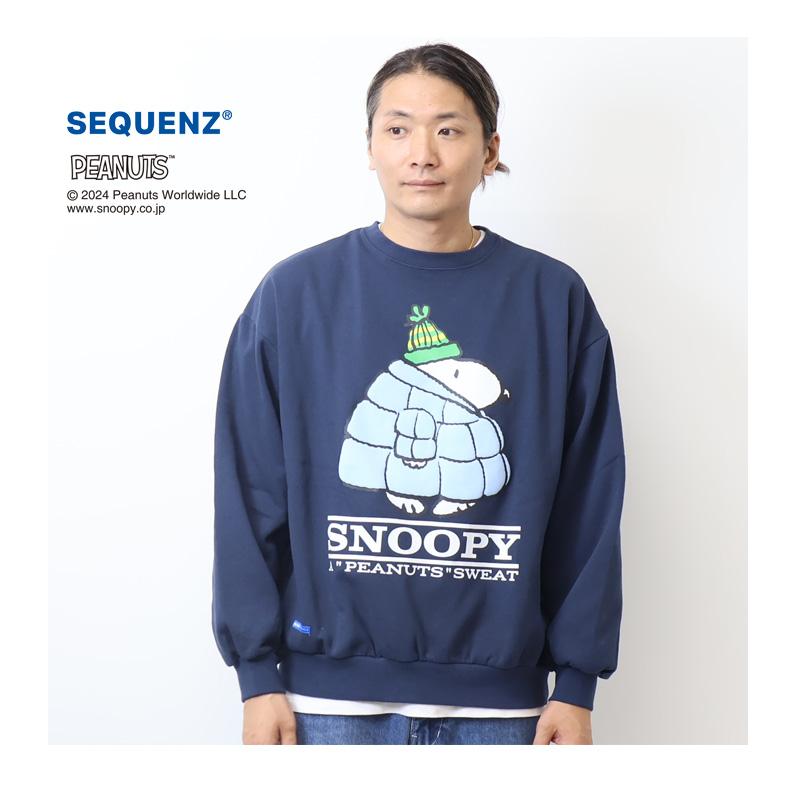SEQUENZ スヌーピー パファーダウンスヌーピー クルーネックスウェット 裏起毛 トレーナー メンズ ビッグシルエット 送料無料 24770945 : REX ONE - 通販 ...