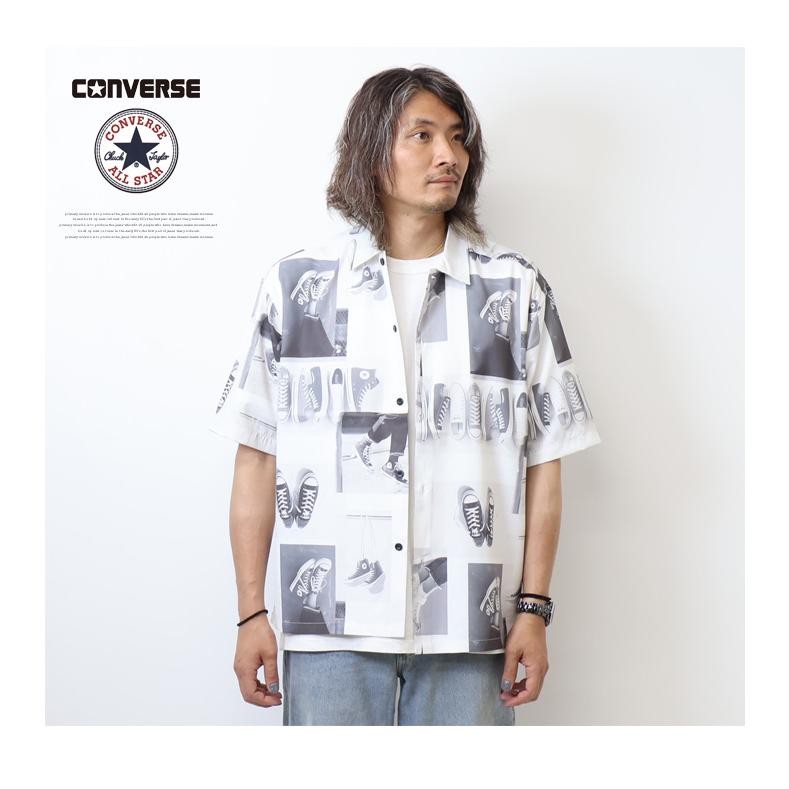 CONVERSE コンバース 総柄 半袖シャツ メンズ 3270-7106 : REX ONE - 通販 - Yahoo!ショッピング