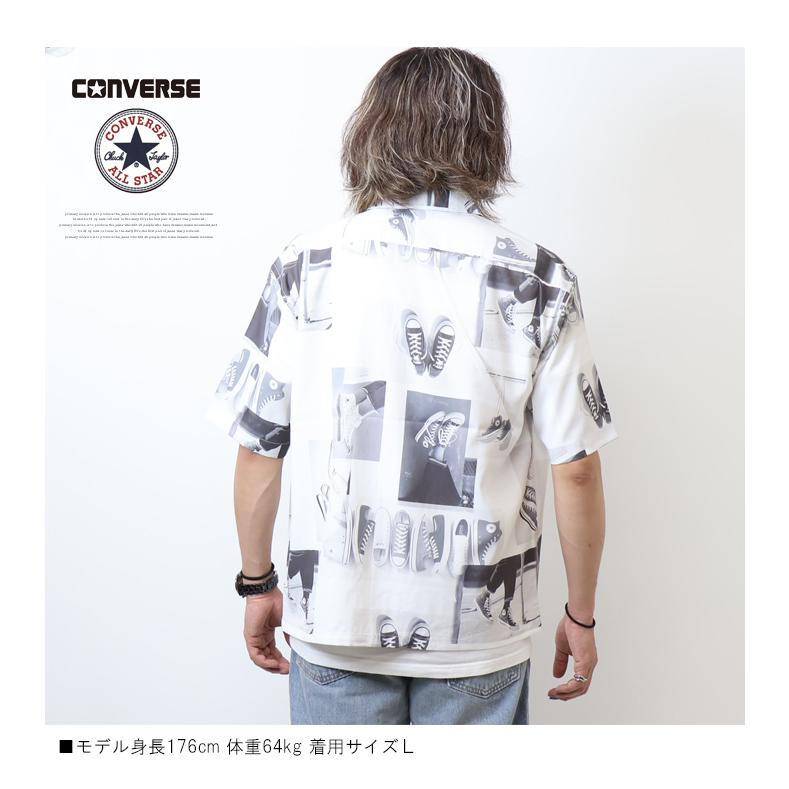 CONVERSE コンバース 総柄 半袖シャツ メンズ 3270-7106 : REX ONE - 通販 - Yahoo!ショッピング