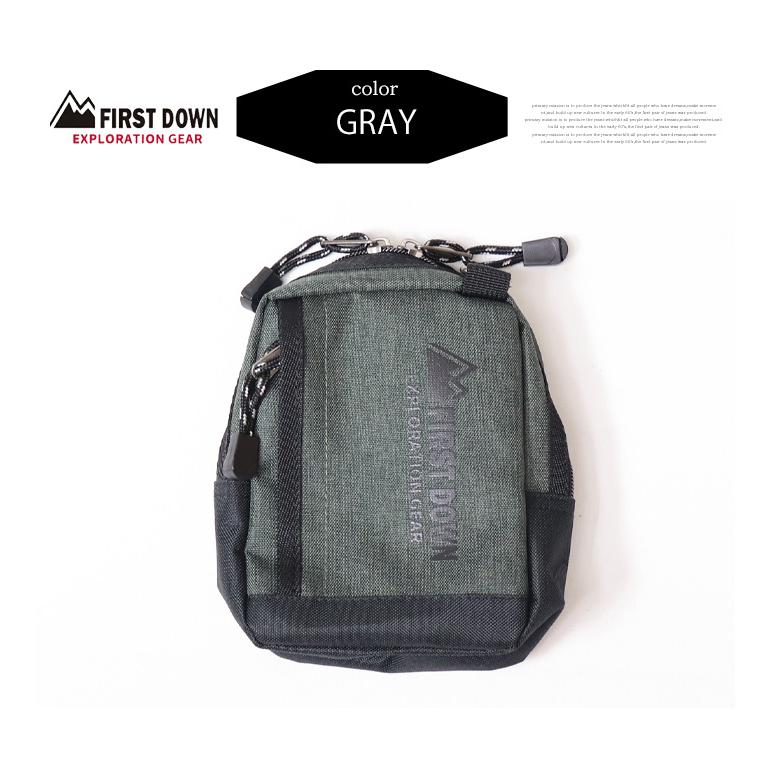 FIRST DOWN EXPLORATION GEAR ファーストダウン ミニポーチ ベルトポーチ 鞄 カバン かばん メンズ レディース ユニセックス 33050 : REX ONE ...