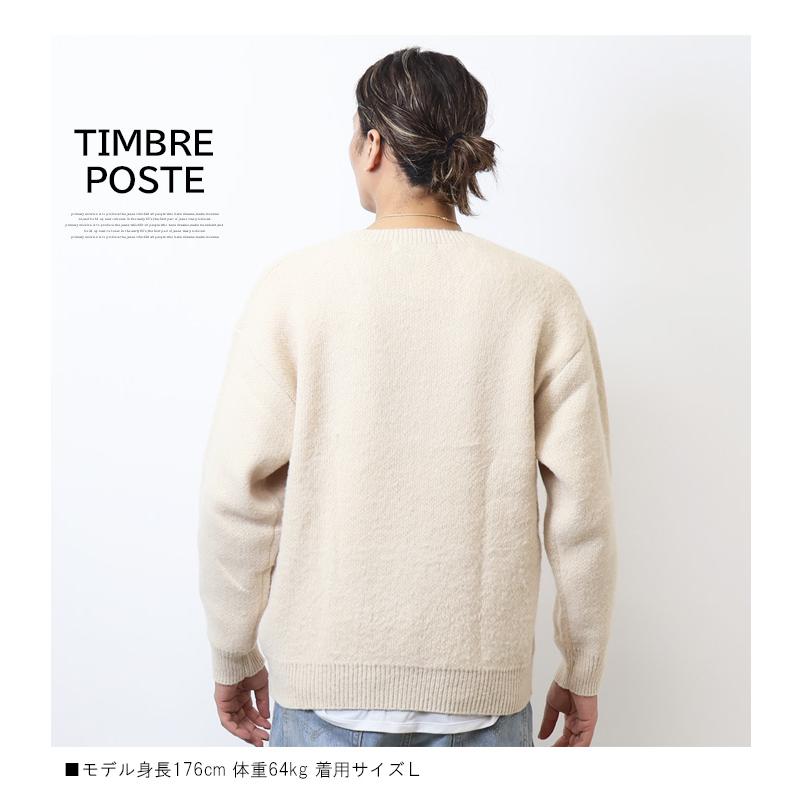 TIMBRE POSTE クルーネックニット 無地 セーター メンズ 3478-6895 : bd-3478-6895 : REX ONE - 通販 - Yahoo!ショッピング