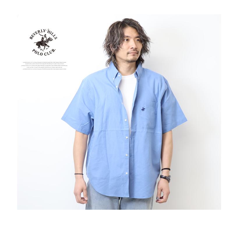 BEVERLY HILLS POLO CLUB ビバリーヒルズポロクラブ 半袖シャツ メンズ ボタンダウンシャツ 送料無料 4222-4140 : bd-4222-4140 : REX ONE ...