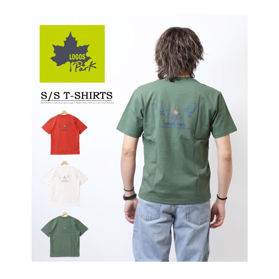 LOGOS Park ロゴスパーク ロゴ刺繍 バックプリント 半袖Tシャツ 半T メンズ 4233-6355 : REX ONE - 通販 - Yahoo!ショッピング