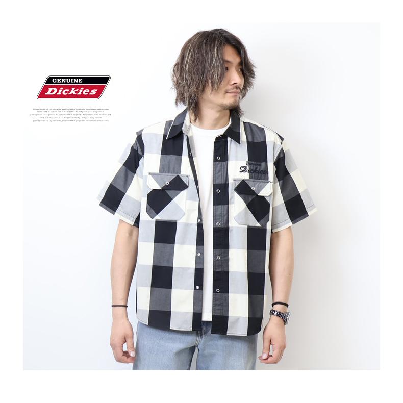 Dickies GENUINE ジェニュイン ディッキーズ チェック ストライプ 半袖シャツ メンズ 4270-1021 : REX ONE - 通販 - Yahoo!ショッピング