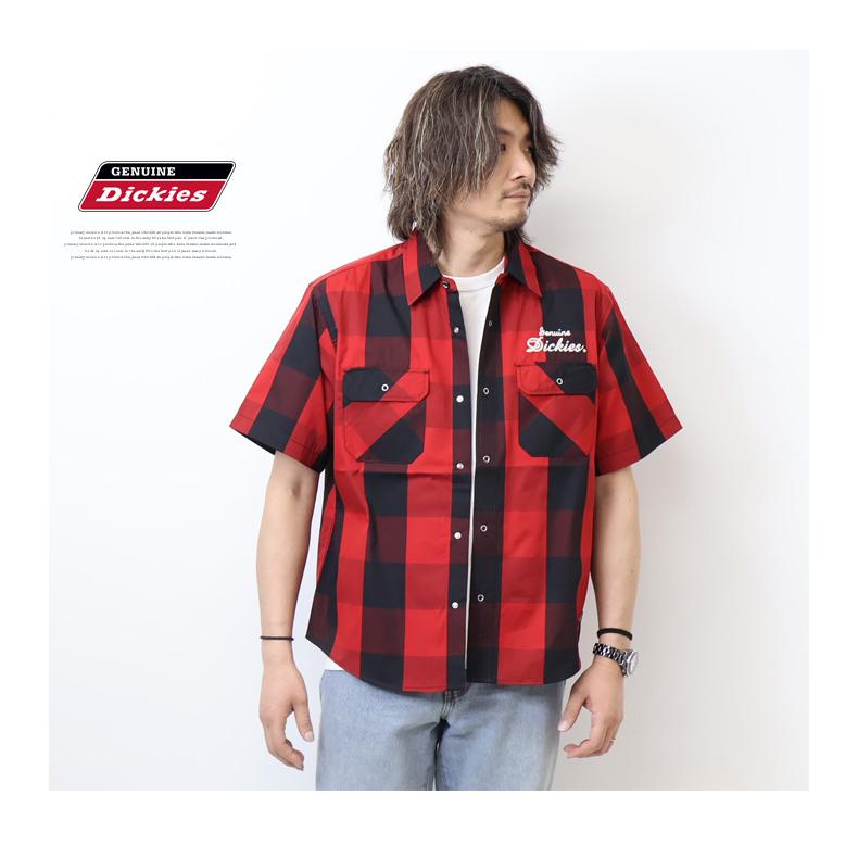 Dickies GENUINE ジェニュイン ディッキーズ チェック ストライプ 半袖シャツ メンズ 4270-1021 : REX ONE - 通販 - Yahoo!ショッピング