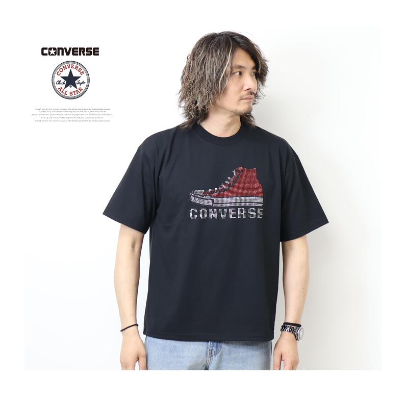 CONVERSE コンバース ラインストーン 半袖Tシャツ メンズ 4273-0531 : REX ONE - 通販 - Yahoo!ショッピング