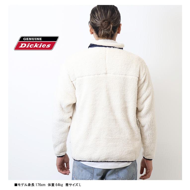 Dickies GENUINE ジェニュイン ディッキーズ ボアフリース スタンドジャケット ライトアウター フリースジャケット メンズ 4478-0408 : REX ONE - 通販 ...