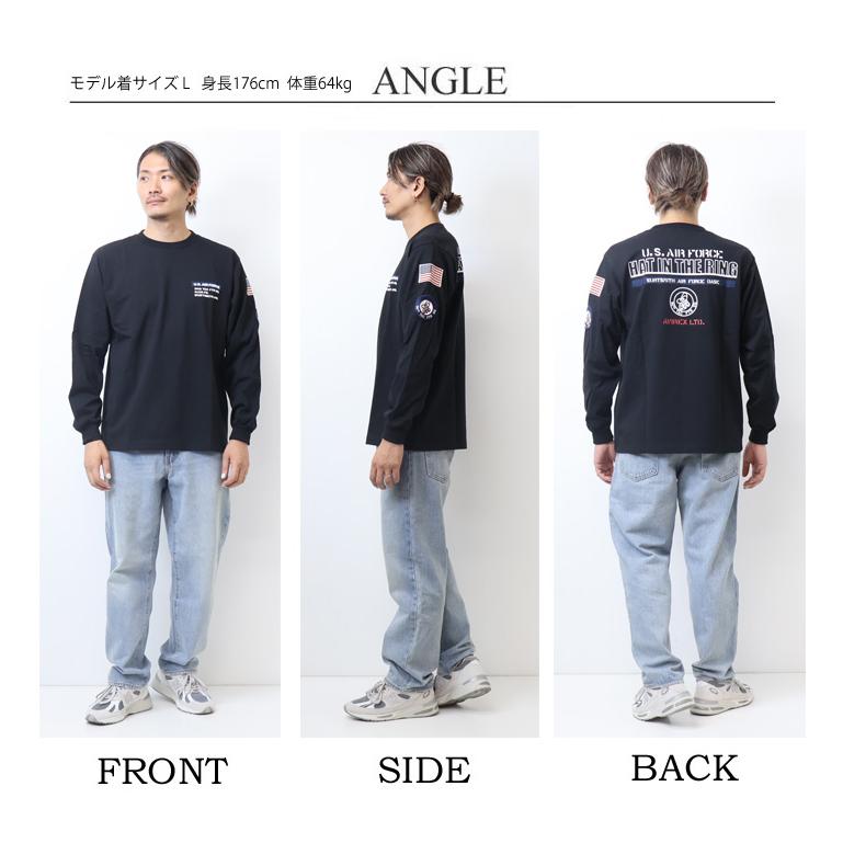 AVIREX アヴィレックス 長袖Tシャツ HAT IN THE RING メンズ AVIREX アヴィレックス 長袖Tシャツ HAT IN THE RING メンズ