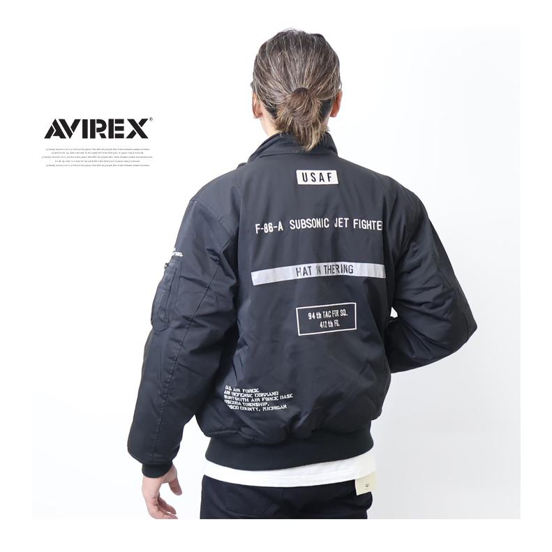 AVIREX アヴィレックス ステンシルジャケット HAT IN THE RING AVIREX アヴィレックス ステンシルジャケット HAT IN THE RING