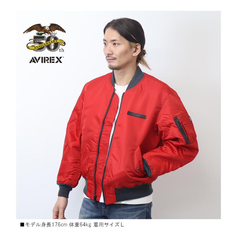 AVIREX アヴィレックス 50周年モデル MA-1ジャケット SIGNATURE AVIREX アヴィレックス 50周年モデル MA-1ジャケット SIGNATURE