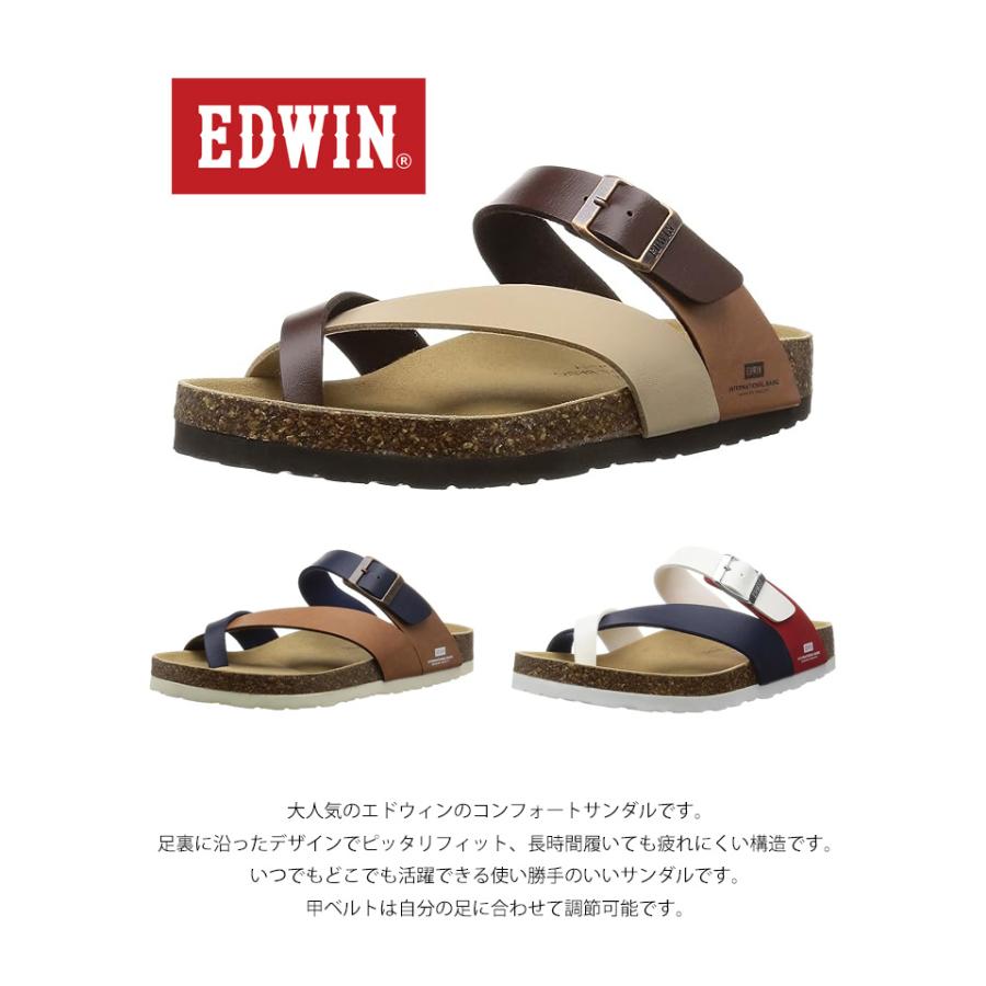 EDWIN エドウィン コンフォート トング サンダル メンズ カジュアル 夏 EB1003 : REX ONE - 通販 - Yahoo!ショッピング