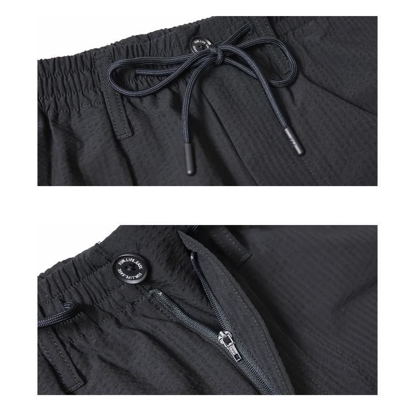 F.L.E EDWIN エドウィン トラウザー ストレッチシアサッカー テーパード イージーパンツ メンズ アンクル丈 フリー 送料無料 ES797 : REX ONE - 通販 ...