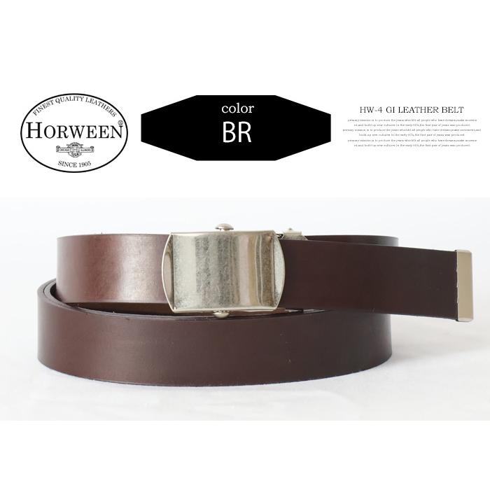 Horween ホーウィン クロムエクセル GI レザーベルト GIベルト Horween ホーウィン クロムエクセル GI レザーベルト GIベルト