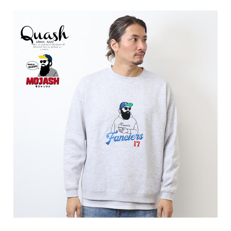 Quash クアッシュ MOJASH モジャッシュ サガラ刺繍 スウェット Quash クアッシュ MOJASH モジャッシュ サガラ刺繍 スウェット