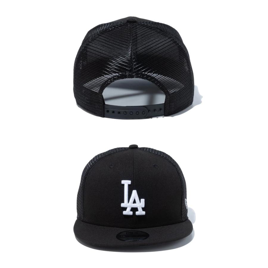 NEW ERA ニューエラ 9FIFTY メッシュキャップ トラッカー ロサンゼルス・ドジャース ブラック × ホワイト 帽子 メンズ 950 送料無料 14524907 : REX ONE ...