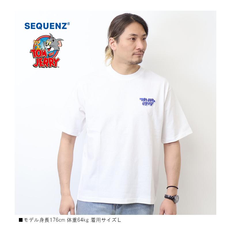 Prosperity Sequence SEQUENZ トムとジェリー バック刺繍 半袖Tシャツ ビッグT 半T メンズ ビッグシルエット トムジェリ 送料無料 25570904 : REX ...