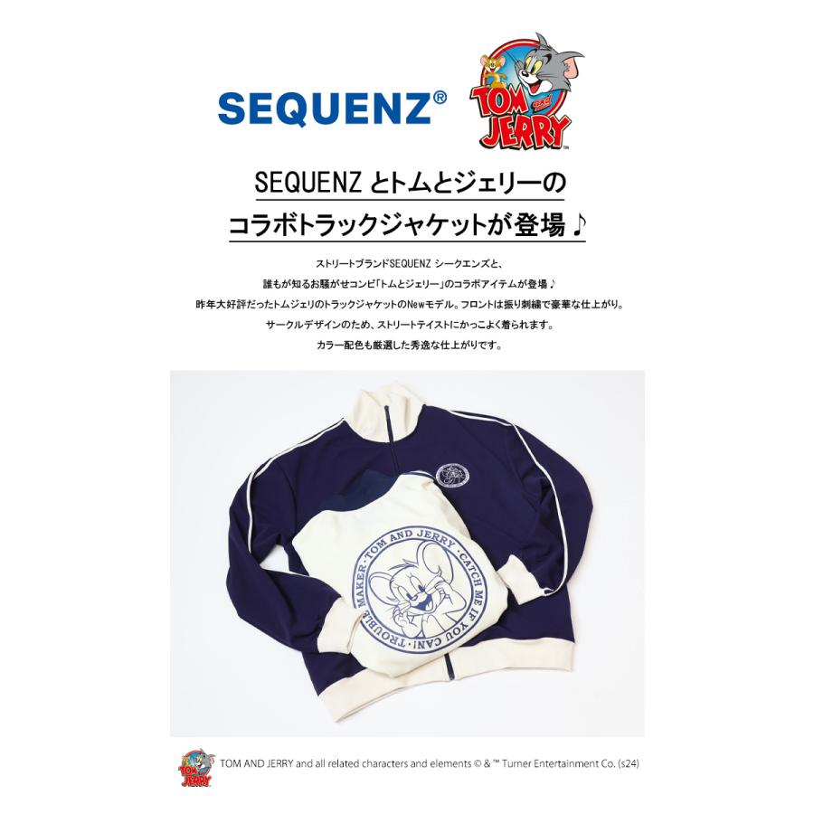 SEQUENZ トムとジェリー サークルロゴ トラックジャケット ジャージ メンズ ライトアウター ブルゾン トムジェリ 送料無料 25570920 : be-25570920 : REX ...