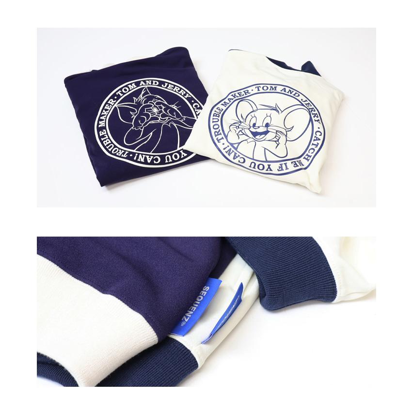 SEQUENZ トムとジェリー サークルロゴ トラックジャケット ジャージ メンズ ライトアウター ブルゾン トムジェリ 送料無料 25570920 : be-25570920 : REX ...