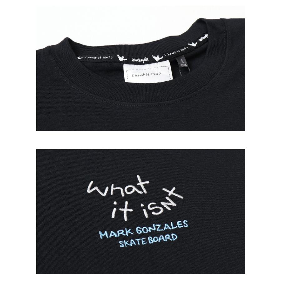 Mark Gonzales What it isNt ART BY MARK GONZALES マークゴンザレス バックプリント 半袖Tシャツ ...