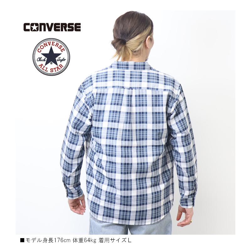 CONVERSE コンバース アンサンブル チェックシャツ 半袖Tシャツ 長袖シャツ 2枚組 メンズ 5170-4082 : REX ONE - 通販 - Yahoo!ショッピング